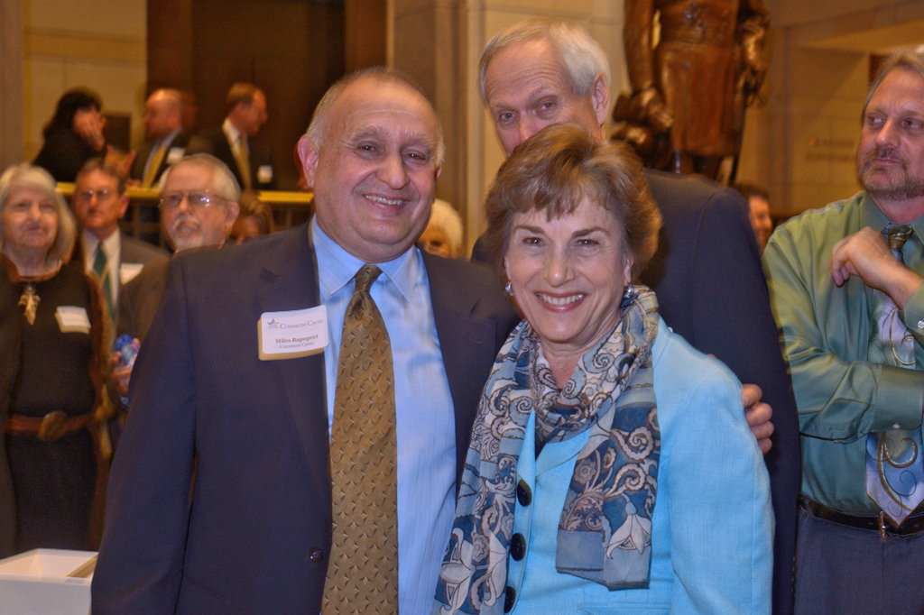 Rapoport, Miles, with Illinois congresswoman Jan Schakowsky and husand ...