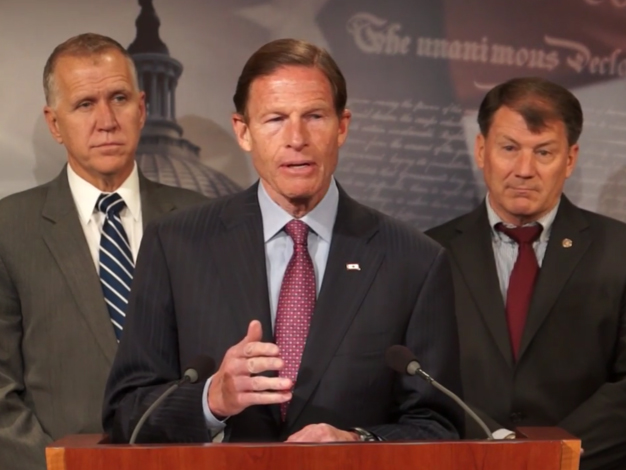 Blumenthal no longer top Dem on VA panel