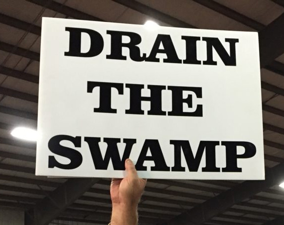 drain the swamp sign | CT Mirror