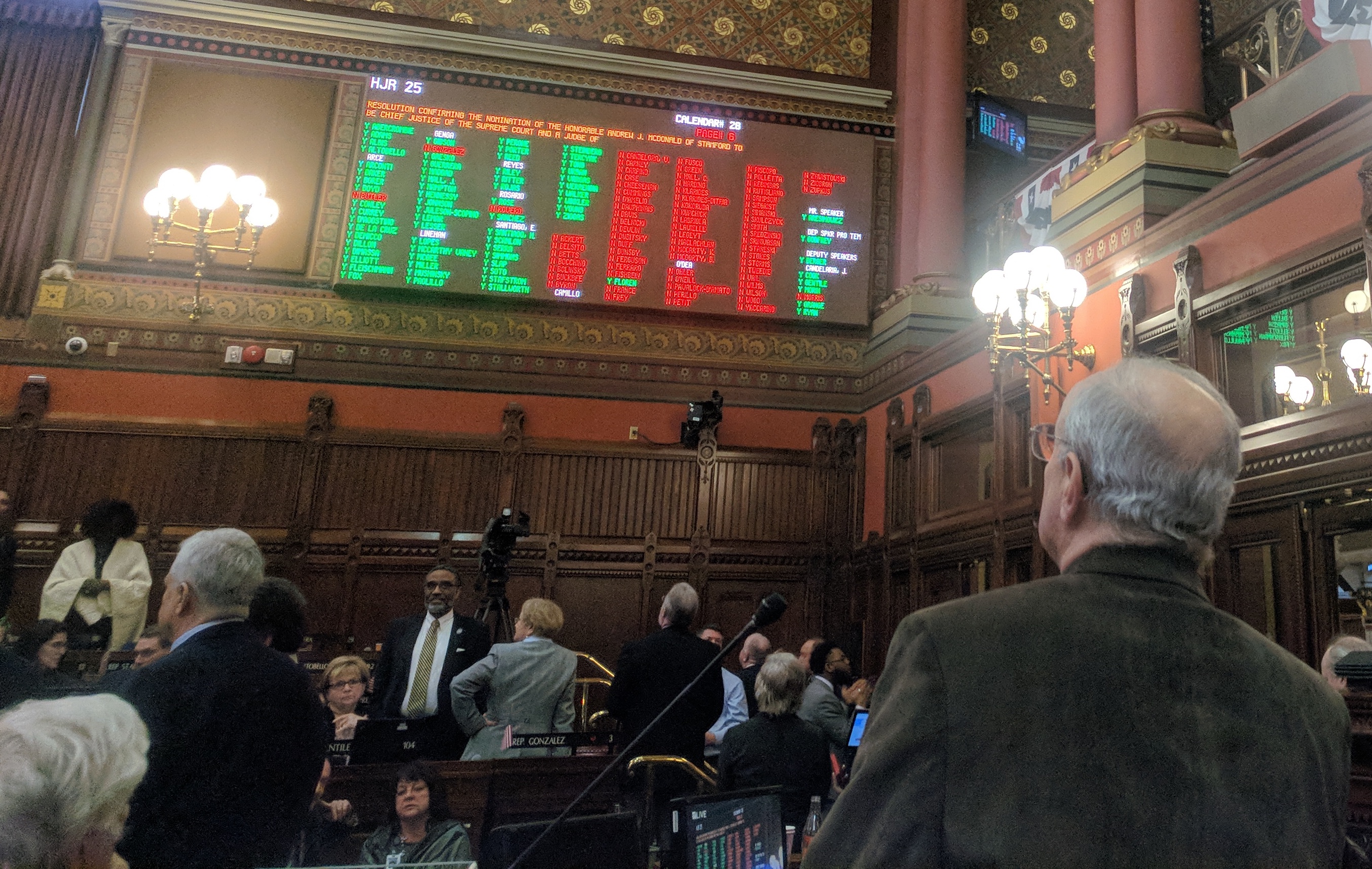 Push for McDonald confirmation includes offer to Roraback