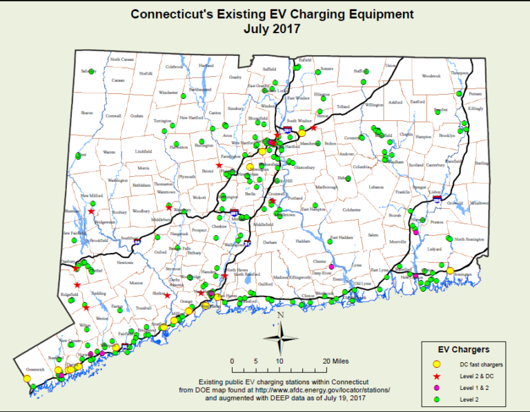 DEEP EV charging station map | CT Mirror