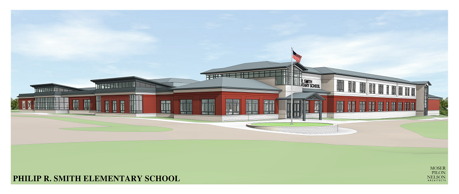 Artist's rendering of Philip R Smith Elementary School now under ...