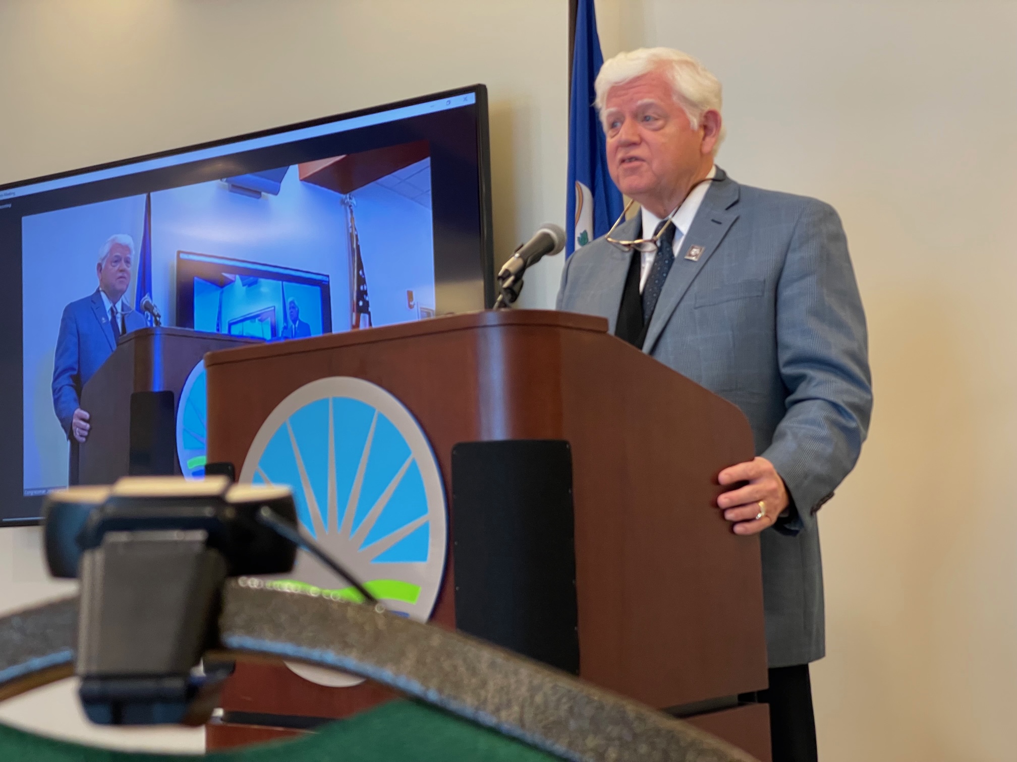 Facing a potential primary, Larson formalizes his reelection status