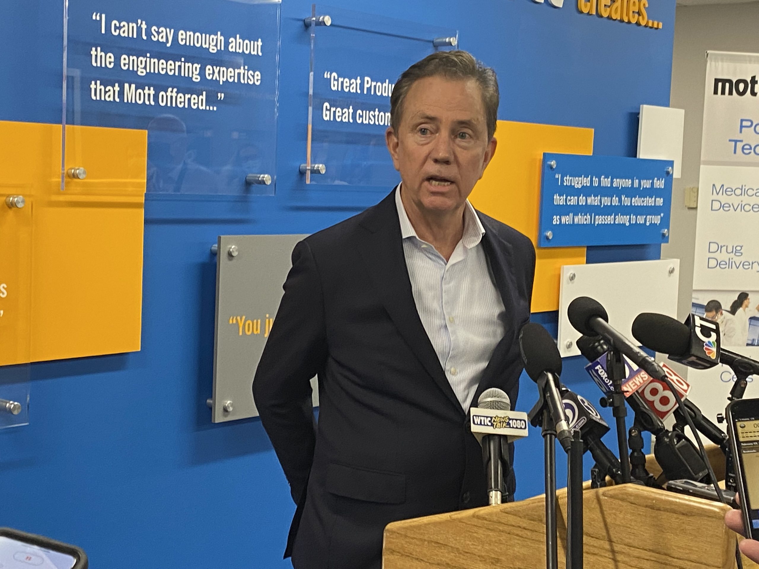 Lamont: Colangelo would 'be gone' if he could fire him