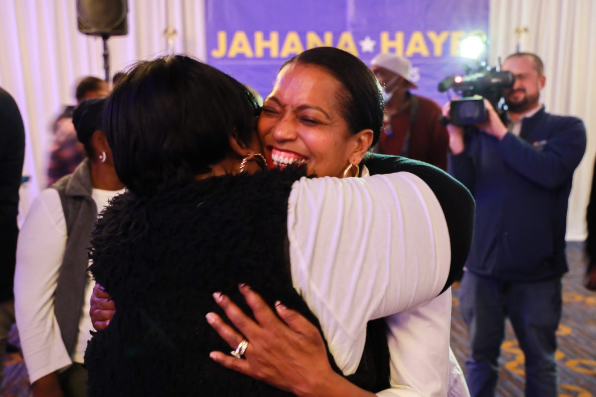 Jahana Hayes re-elected in CT’s 5th District, beating George Logan