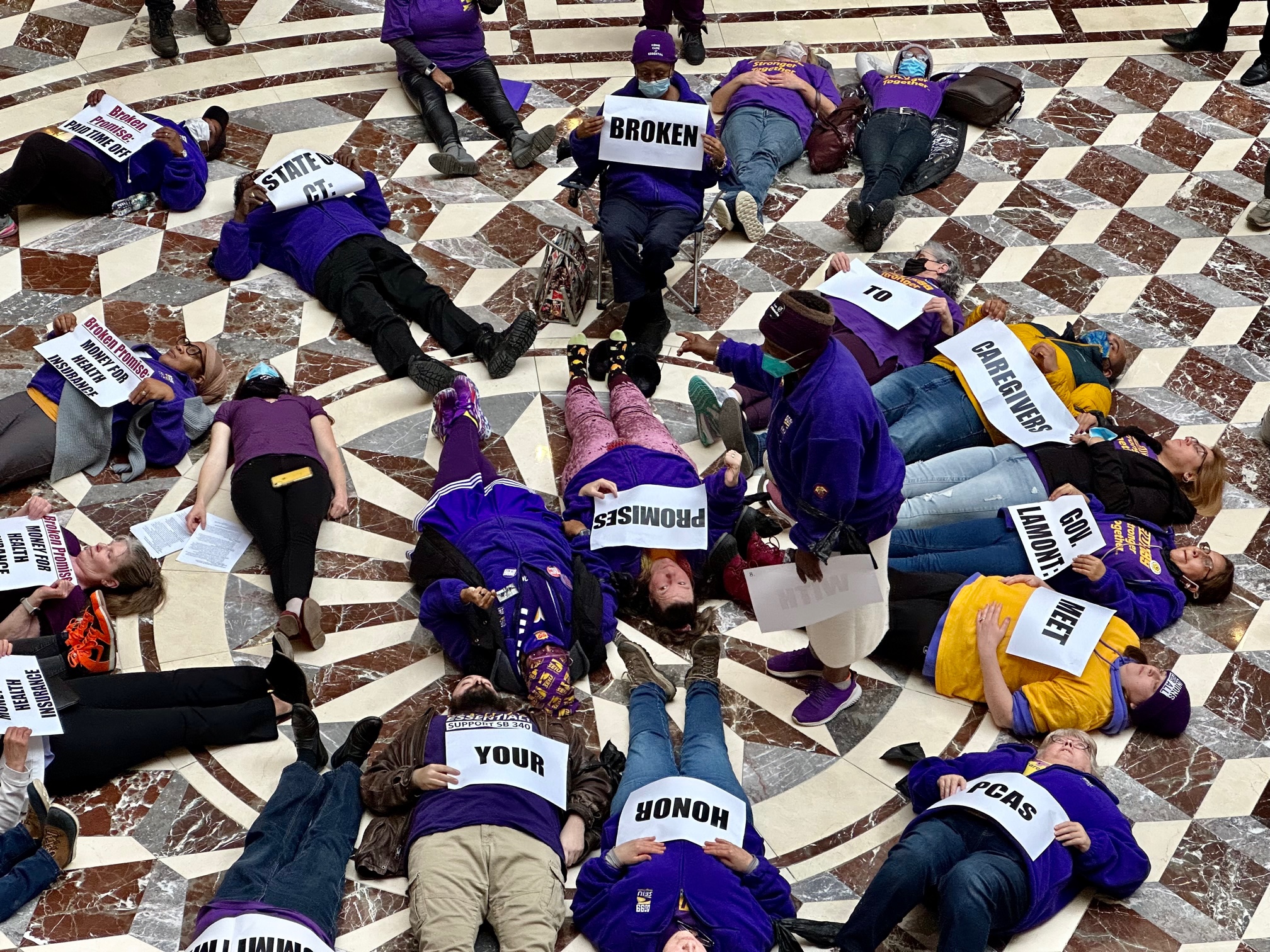 14 arrested at CT Capitol protest