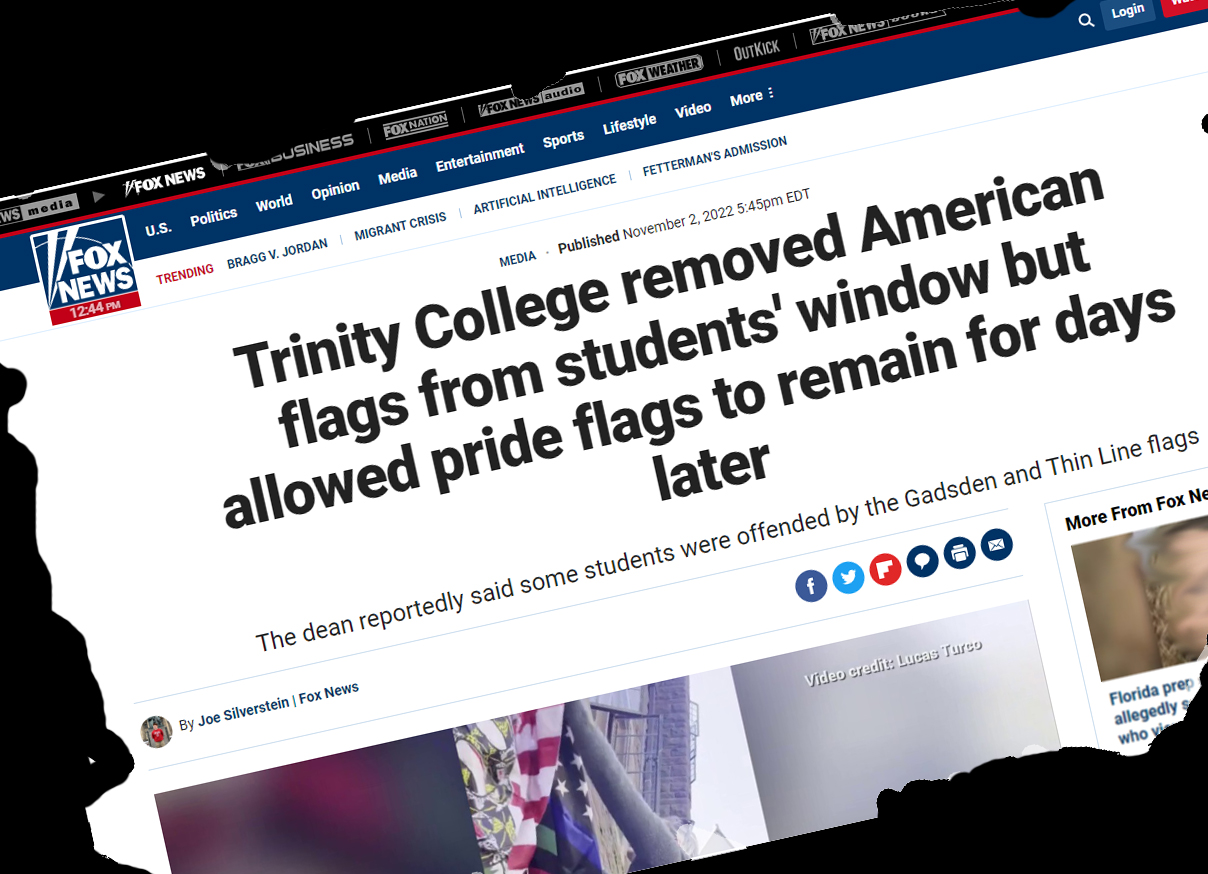 Fox News story on flags | CT Mirror