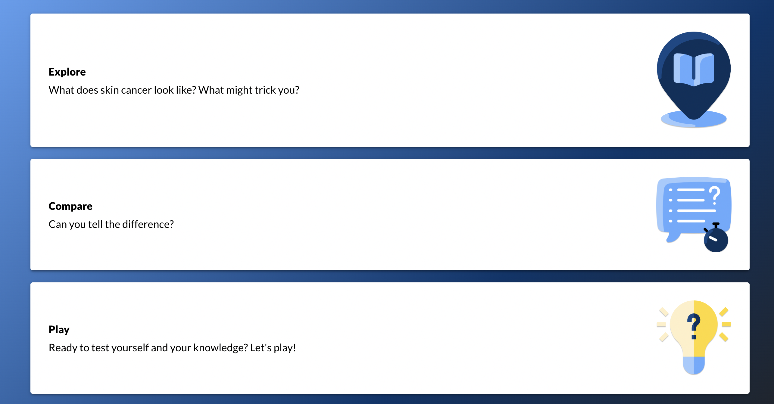 YSkin, a free web-based app that gamifies skin cancer education | CT Mirror