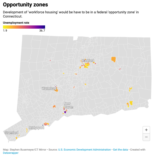 Where could "workforce housing" end up in CT?