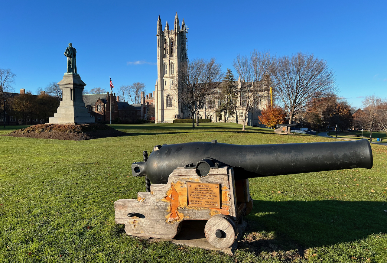 Opinion: Trinity College should leave its Civil War cannons in place