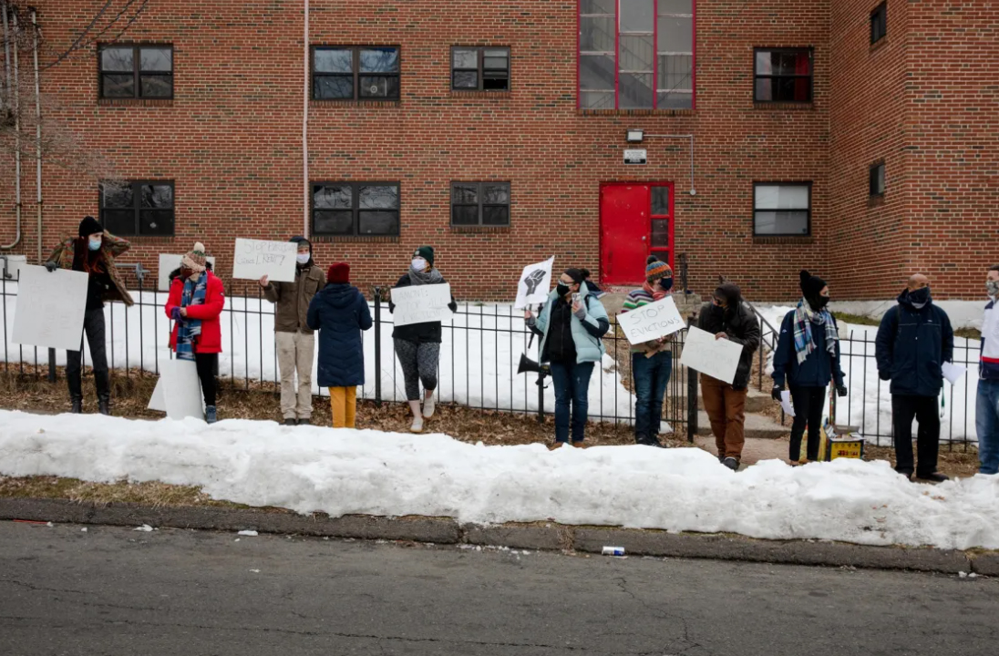 What are no-fault evictions and why might CT ban them?