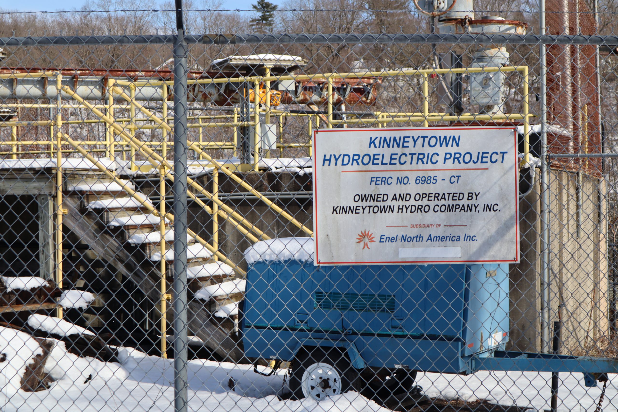 Kinneytown dam sign | CT Mirror