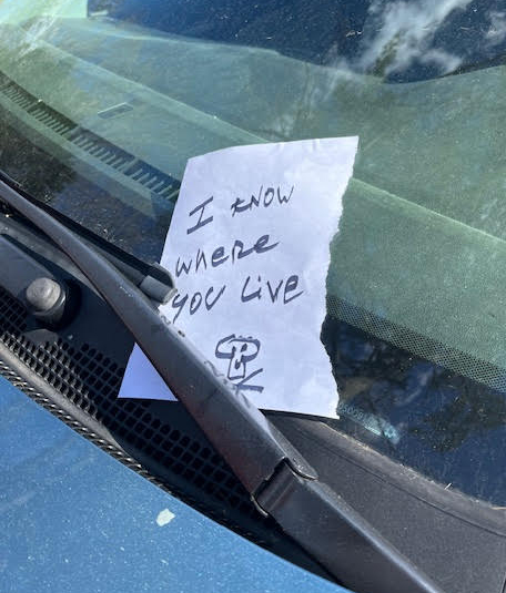 threat note | CT Mirror