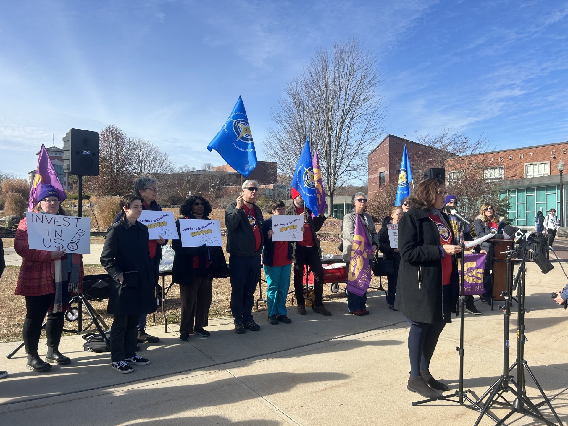 CSCU unions call for more funding for higher ed as session nears