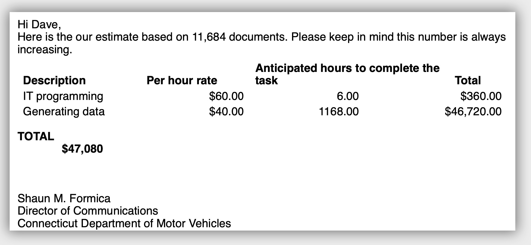 The CT DMV can't tell us how many cars tow companies have sold